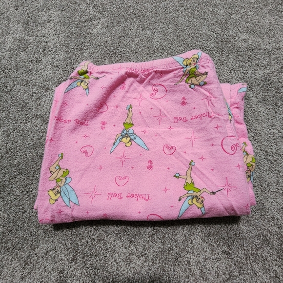 Disney | Intimates & Sleepwear | Disney Pink Tinkerbell Pajama Pants ...